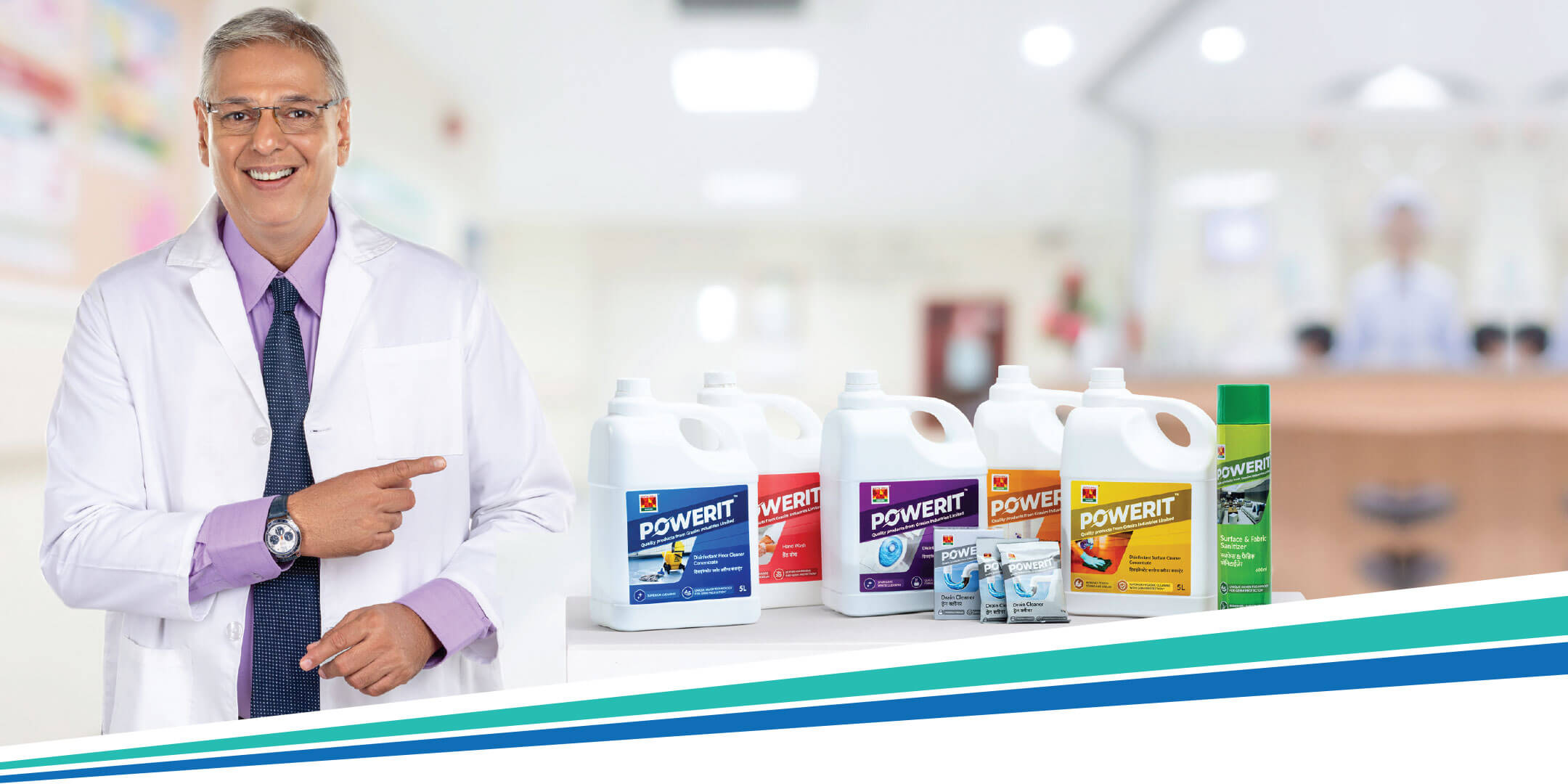 Powerit Professional Disinfection and Cleaning Chemicals Range