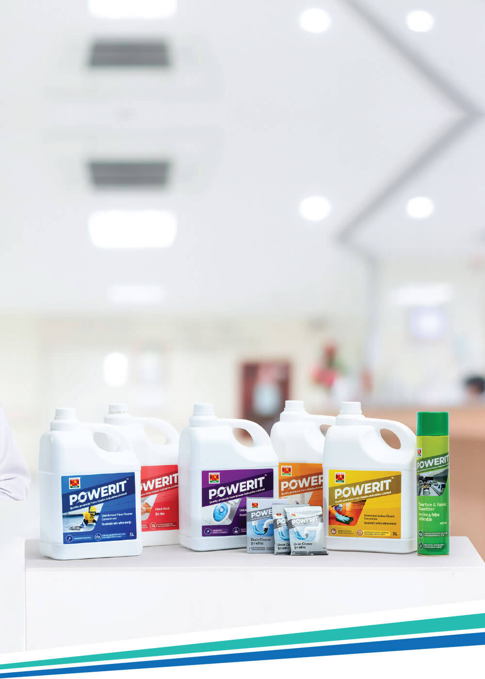 Powerit Professional Disinfection and Cleaning Chemicals Range